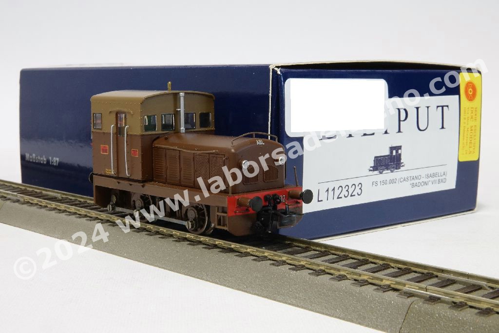 Liliput - 112323 Loco diesel Badoni ABL 150 delle FS, livrea castano ...