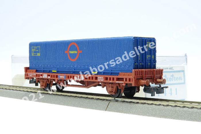 Electrotren - 1441 Carro pianale a due assi RENFE caricato con ...