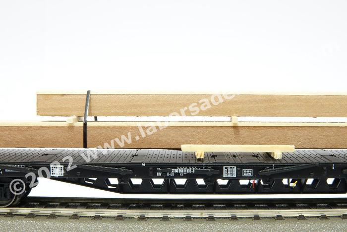 Marklin - 47153 Set tre carri pianali con stanti DB AG tipo Rs ...