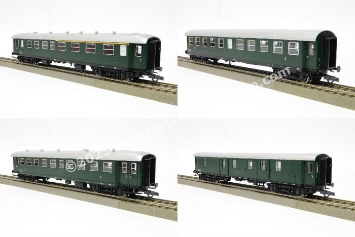 Roco - 74444+74445+74446+74447 Convoglio per treni rapidi OBB a quattro ...