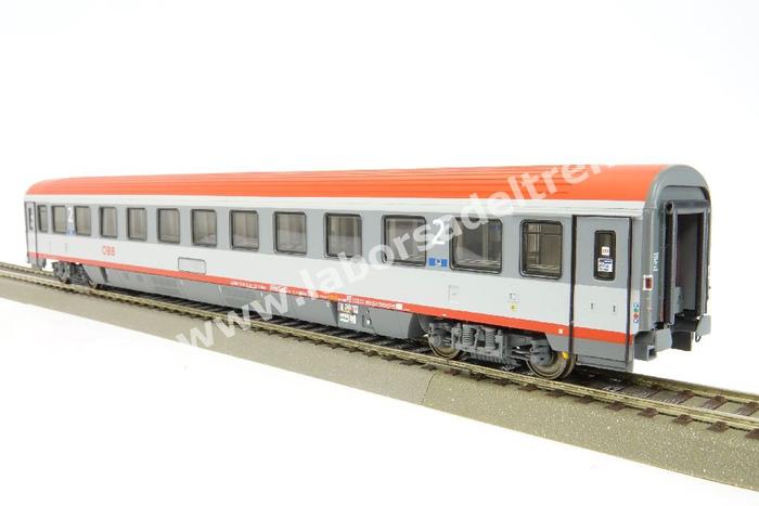 Acme - 55187 Set Nightjet OBB Munchen Milano/Roma con 3 sitzwagen Bpm in livrea blu Nightjet e ...