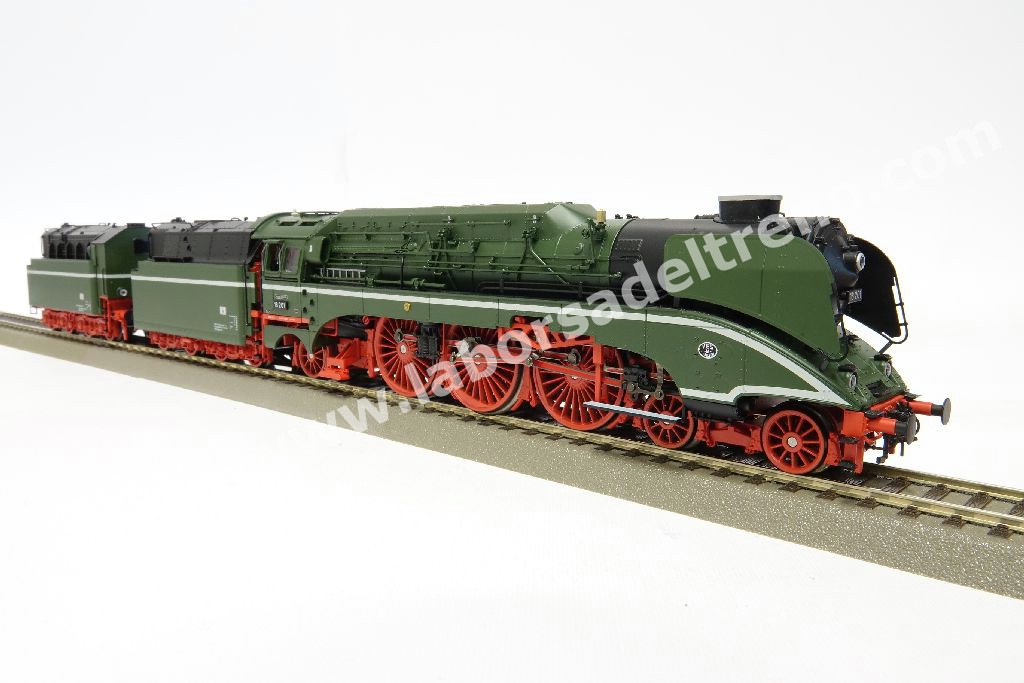 Trix - 25020 Locomotiva a vapore DR Br 18 201, fumaiolo allungato ...