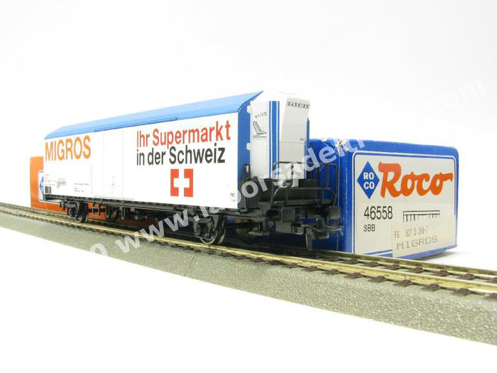 Roco - 46558 Carro Interfrigo a 2 assi delle FS, residenza Chiasso ...