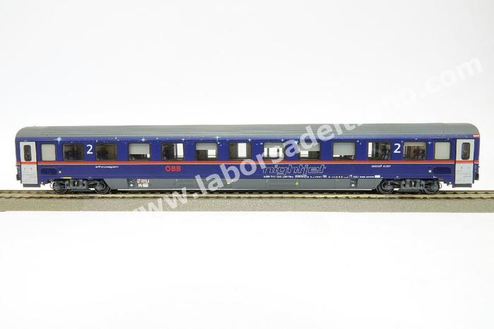 Ls models - 97026 Set 2 NightJet EN 295 München-Roma/Milano delle OBB con 1 Bmz e 1 Bcmz tipo ...