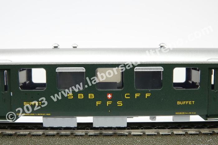 Marklin - 43369 Set 5 carrozze SBB tipo Leichtstahlwagen, due 3° cl ...