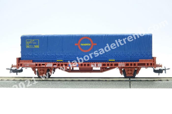 Electrotren - 1441 Carro pianale a due assi RENFE caricato con ...