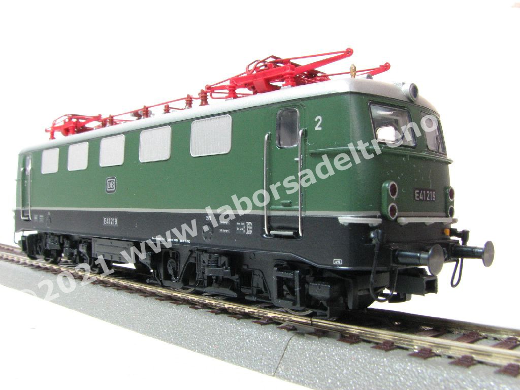 Trix - 22142 locomotiva elettrica DB, E 41 219, livrea verde, epoca III