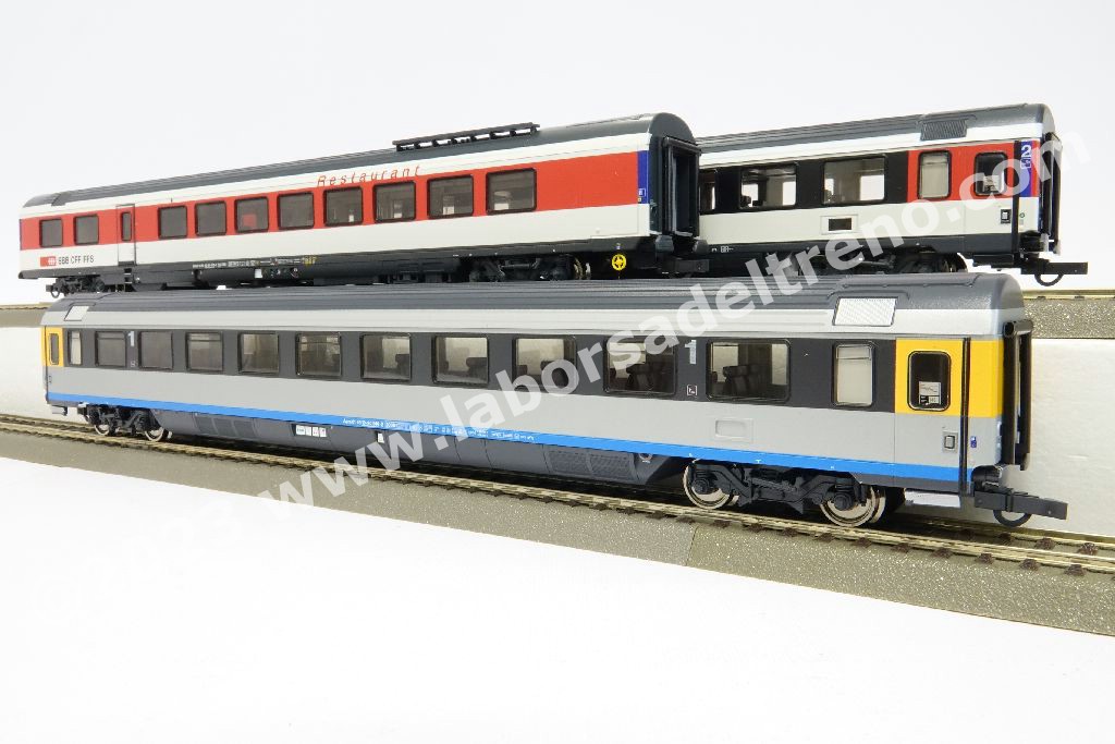 Roco - 74021 Set 1 'EC 7 Hamburg-Chur' SBB a tre elementi, composto da ...
