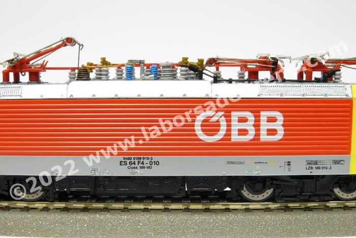 Piko - 57456 Locomotiva elettrica OBB, Br 189, livrea rossa con musi ...
