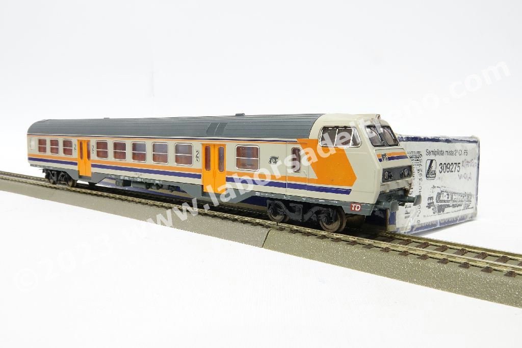 Lima - 309275SL Carrozza pilota FS tipo MDVC, livrea navetta, logo ...