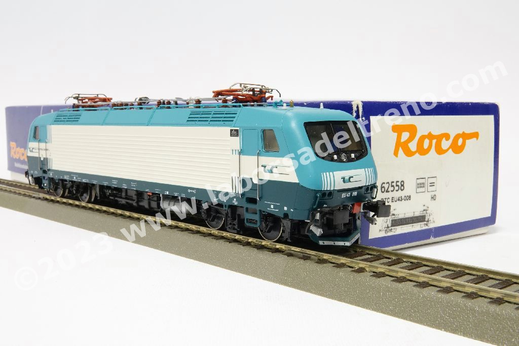 Roco - 62558 Loco elettrica EU 43 006 della compagnia RTC con logo ...