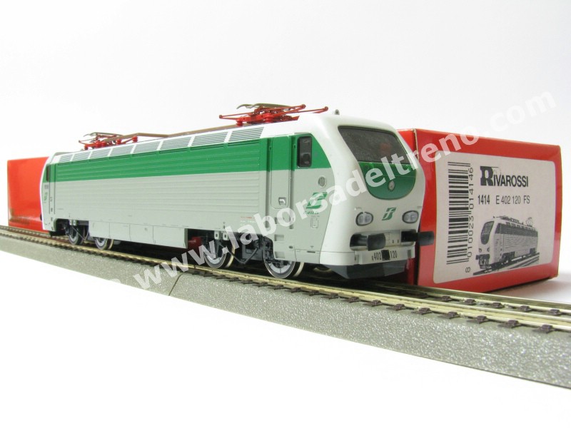 Rivarossi - 1414 Loco el. E 402 B 120 delle FS, livrea di origine con ...