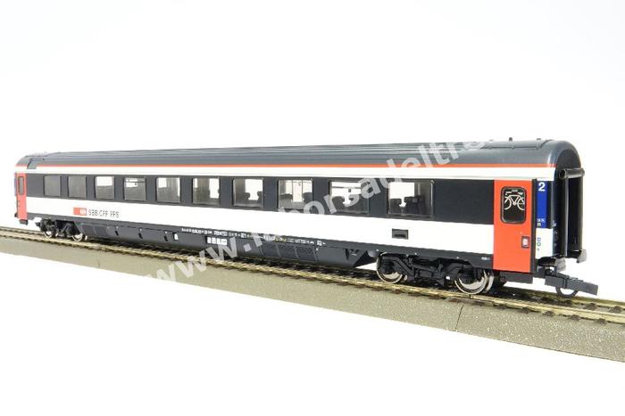 Roco - 74636 Carrozza passeggeri a salone SBB tipo EC di 2° cl., nuova ...
