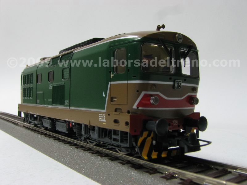 Roco - 62876 Loco diesel D 343 2019 FS, livrea verde/isabella con vetri piatti, senza ...