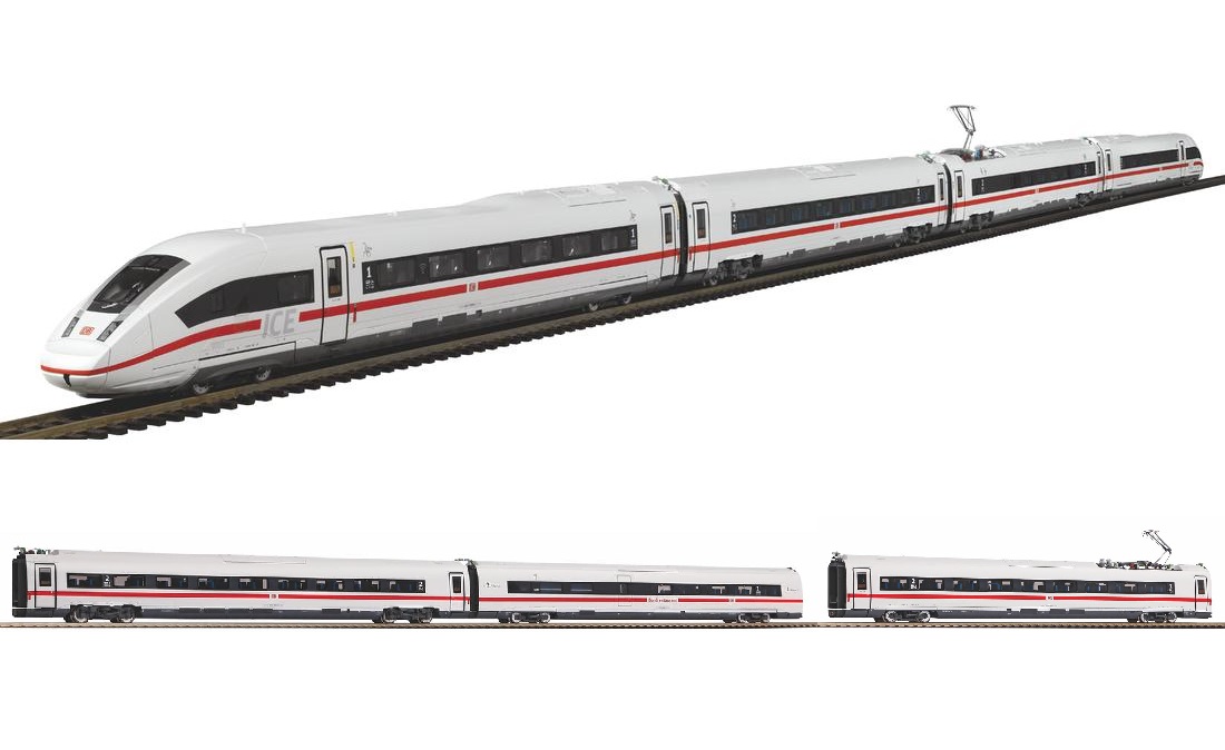 Piko - 51400+58590+58592 Elettrotreno DB AG Br 414 ICE 4 a 7 elementi ...