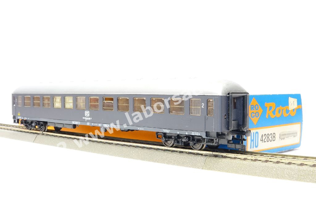 Roco - 4283B Carrozza di 2° cl. UIC-X FS, livrea grigio ardesia, logo ...