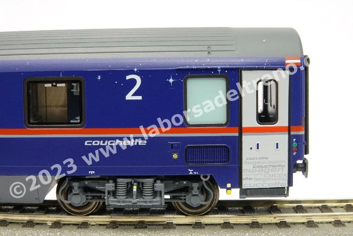 Ls models - 97026 Set 2 NightJet EN 295 München-Roma/Milano delle OBB con 1 Bmz e 1 Bcmz tipo ...