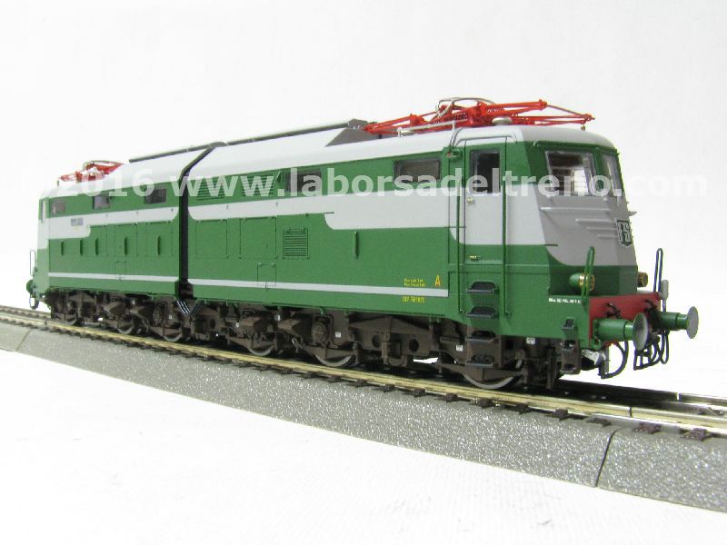 Le models - 20650 Loco el. E 646 003 FS, stato di origine con livrea grigio nebbia/verde ...