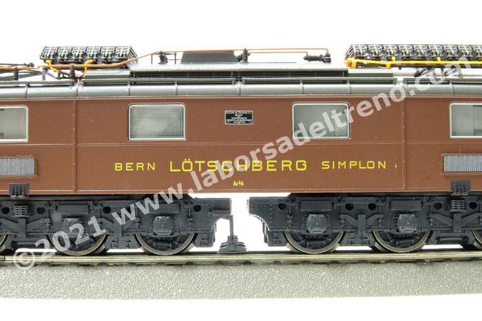 Roco - 43711 Locomotiva elettrica BLS Ae 6/8 205, livrea marrone, ep ...