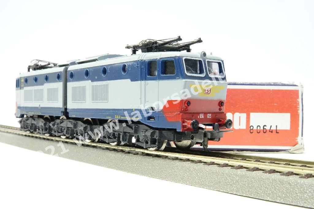 Lima - 8064 locomotiva elettrica FS E 656 023, livrea di origine, epoca IV