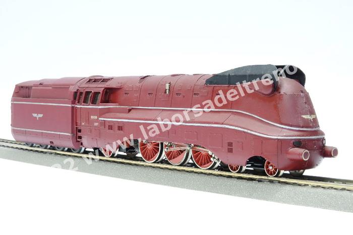 Marklin - 3089 locomotiva a vapore Br 03.10 carenata rossa della DRG, ep. II