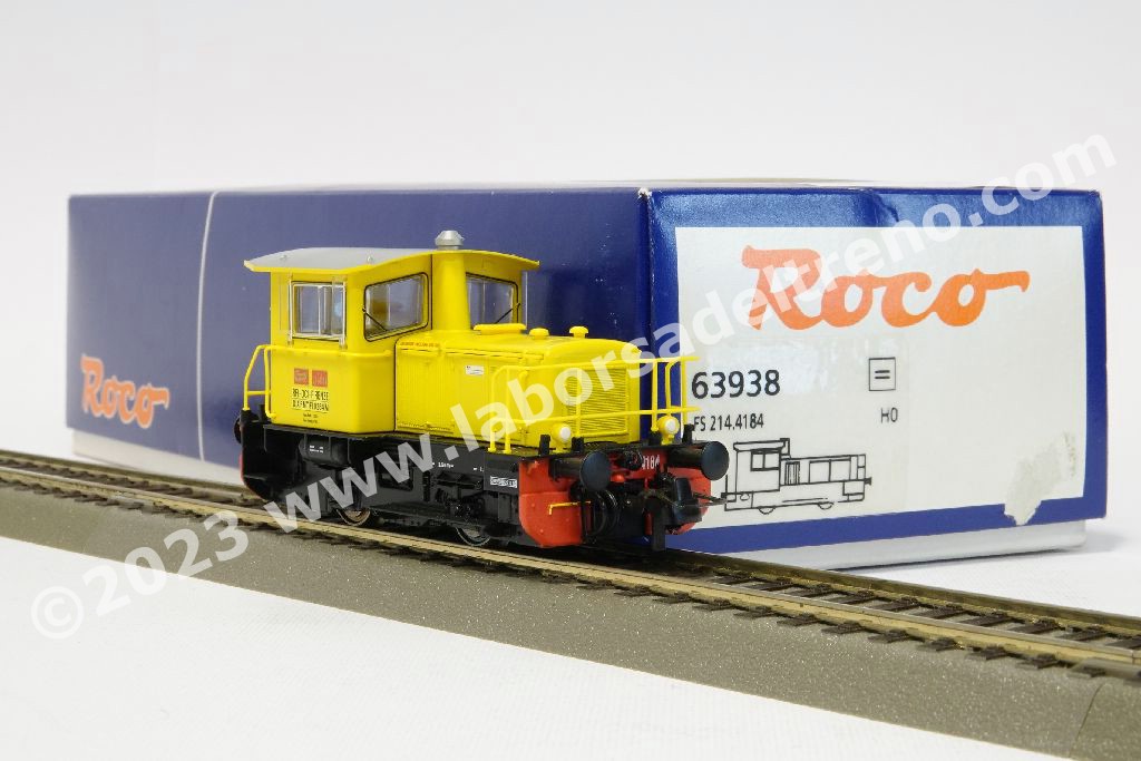 Roco - 63938 LOCO DA MANOVRA D 214 4184 LIVREA GIALLA RFI EP. V