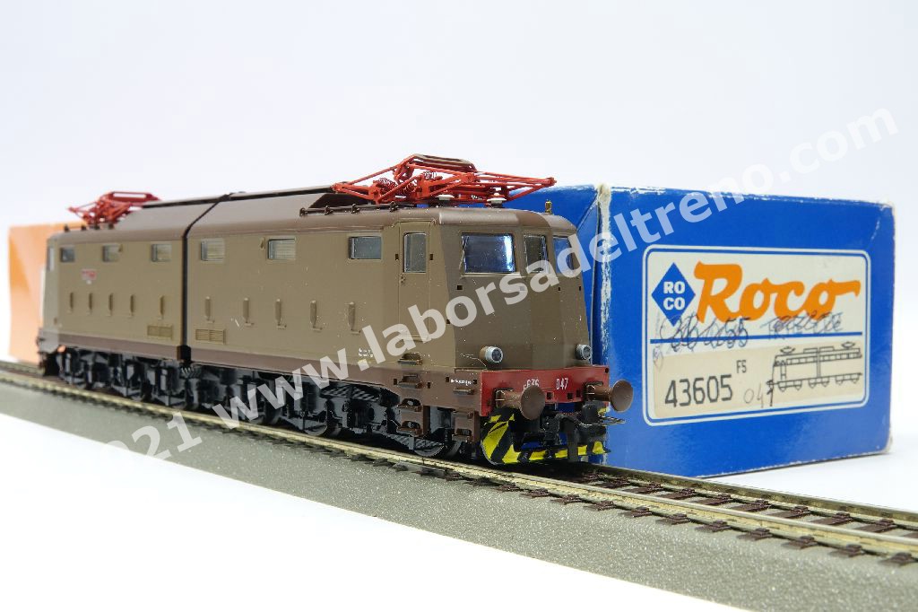 Roco - 43605(2) Locomotiva elettrica FS E 636 047, deposito di Roma ...