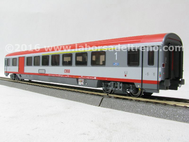 Acme - 52650 Carrozza tipo Z di 1a cl. OBB (Admpsz) con bagagliaio e comparto capotreno, livrea ...