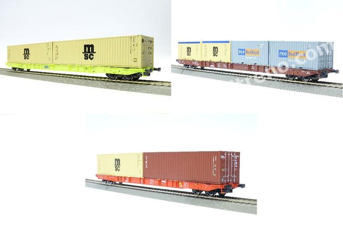 Igra model - 96010038+96010063+96010069 Convoglio "MSC" composto da tre ...