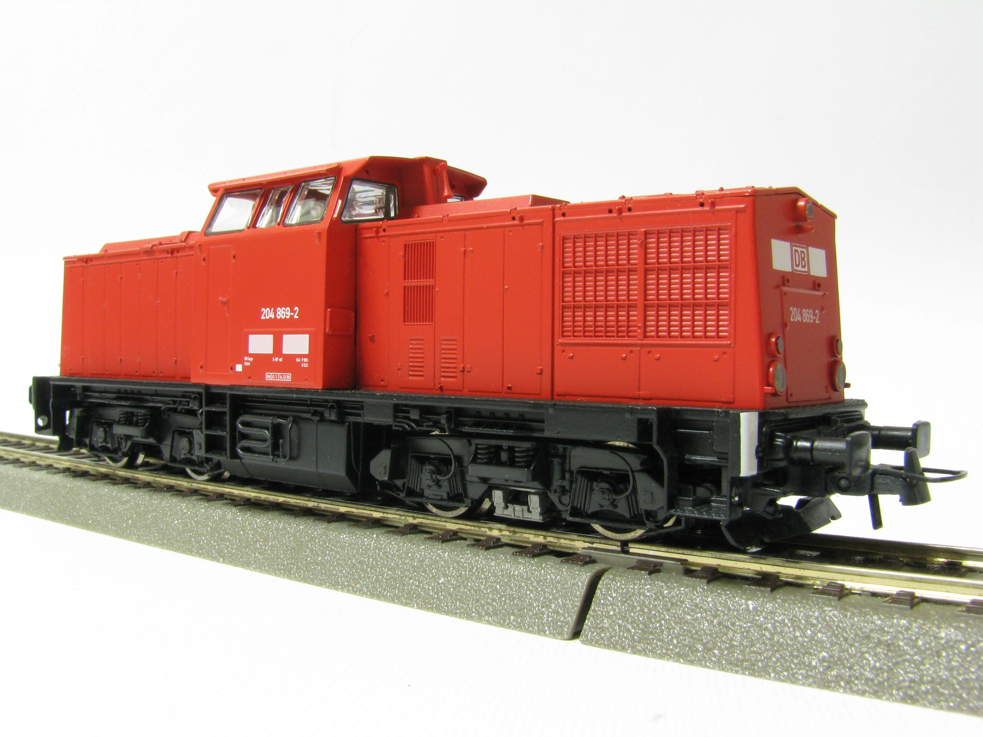 Roco - 51285A Locomotiva diesel Br 204 della DB AG, livrea rossa, epoca ...