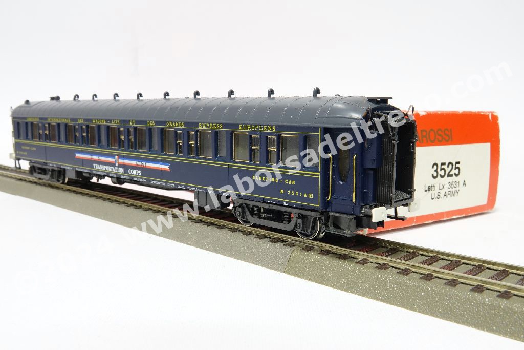 Rivarossi - 3525 Carrozza letti CIWL tipo Lx per trasporto truppe US Army, ep. III