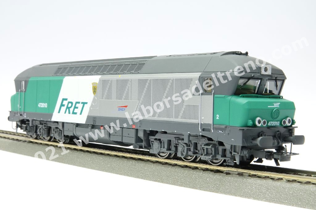 Jouef - HJ2602 Locomotiva desel SNCF CC7200, livrea FRET verde/bianco ...