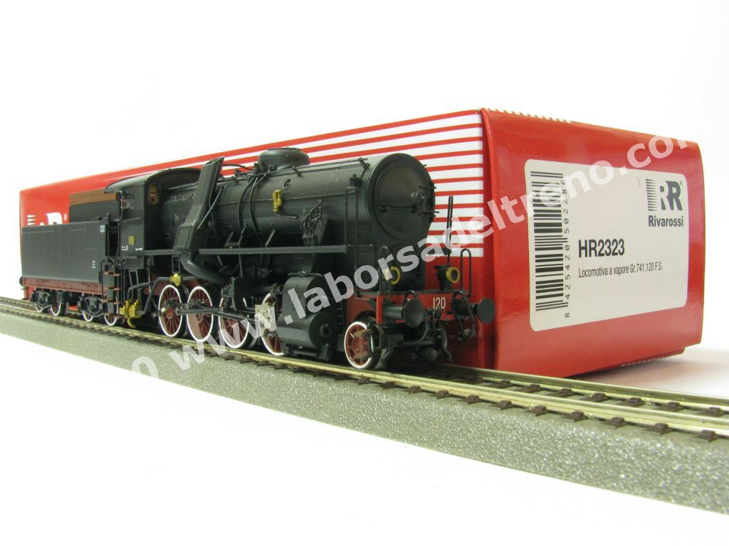 Rivarossi - HR2323 locomotiva a vapore FS Gr 741 120, epoca IV