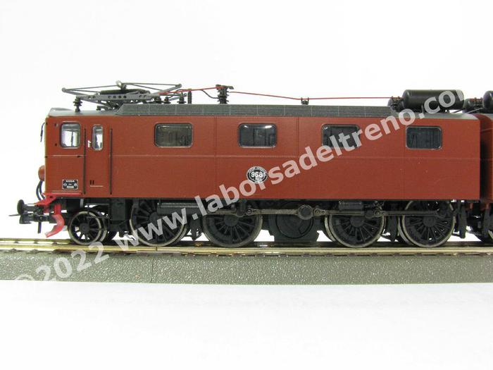 Roco - 73868 Locomotiva elettrica SJ Dm2 a due casse, livrea marrone ...