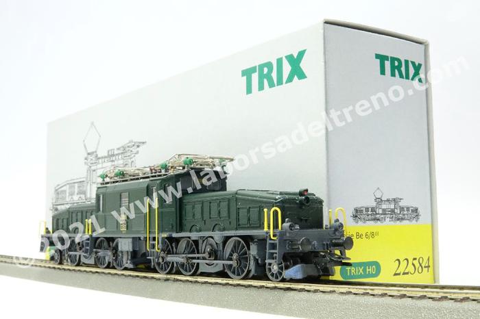 Trix - 22584 Loco el. Be 6/8 'Coccodrillo' delle SBB, livrea verde, ep ...