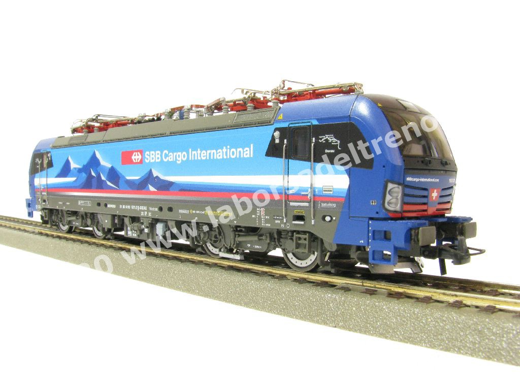 Roco - 71917 Locomotiva elettrica SBB Cargo International Br 193 521 'Vectron', nuova livrea SBB ...