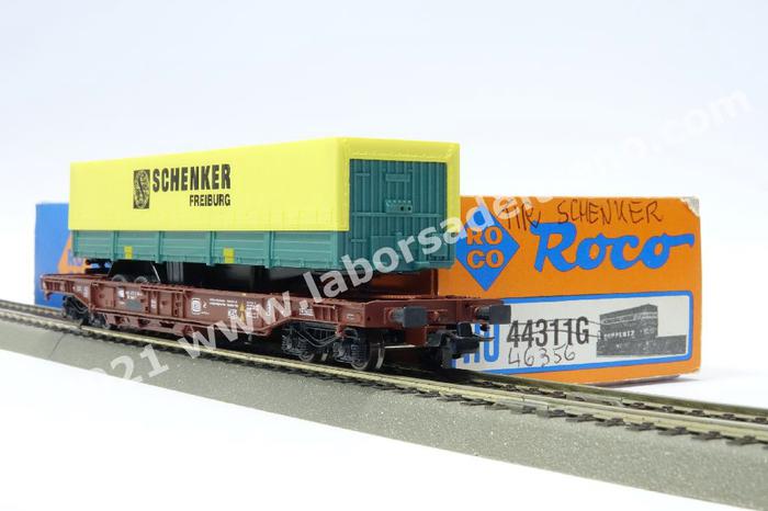 Roco - 46356 Carro a tasca tipo T1 delle DB con semirimorchio Schenker ...