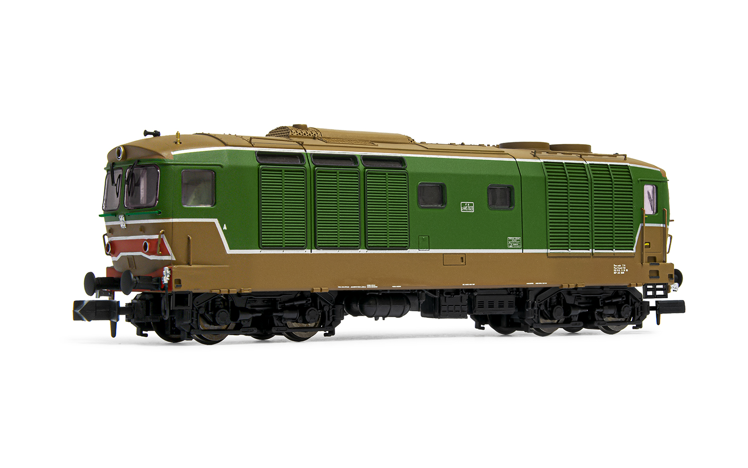 Arnold - HN2573 Locomotiva diesel FS D 445 di 1° serie, vetri piani ...
