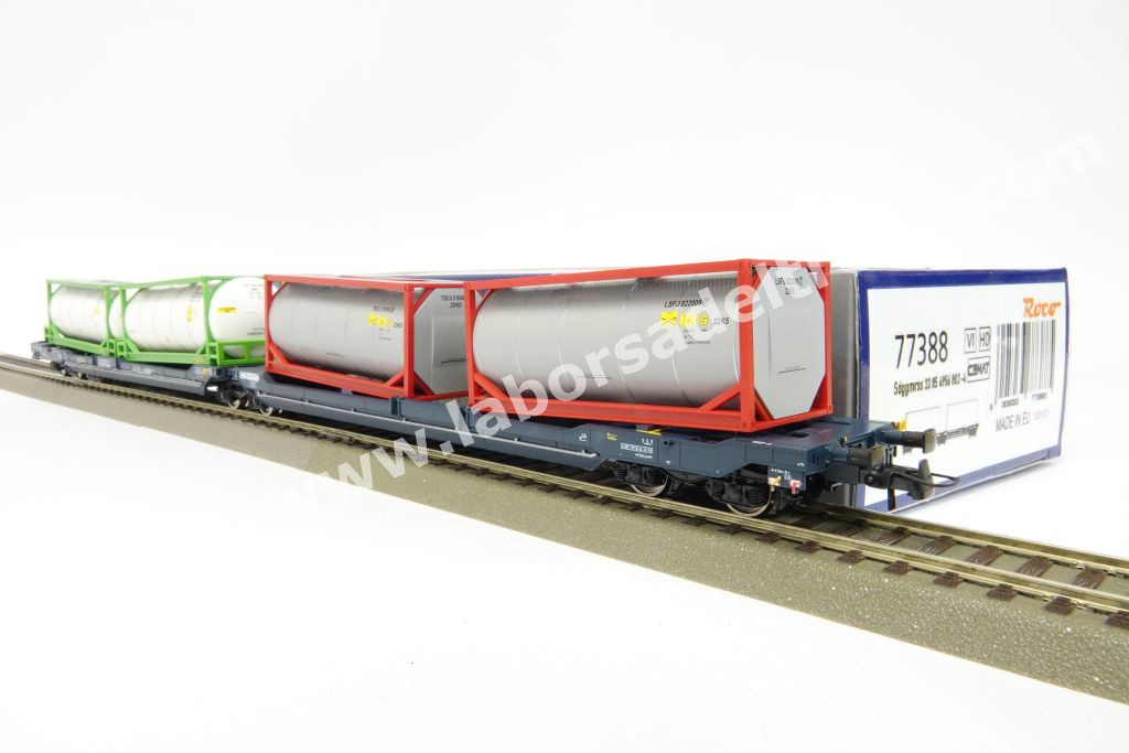 Roco - 77388 Carro intermodale bi-modulo FS Trenitalia CEMAT tipo ...
