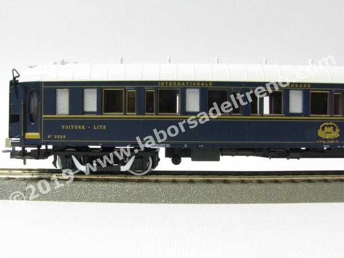 Rivarossi - HR4144 Coppia vetture letto LX della CIWL del convoglio Venice Simplon Orient ...