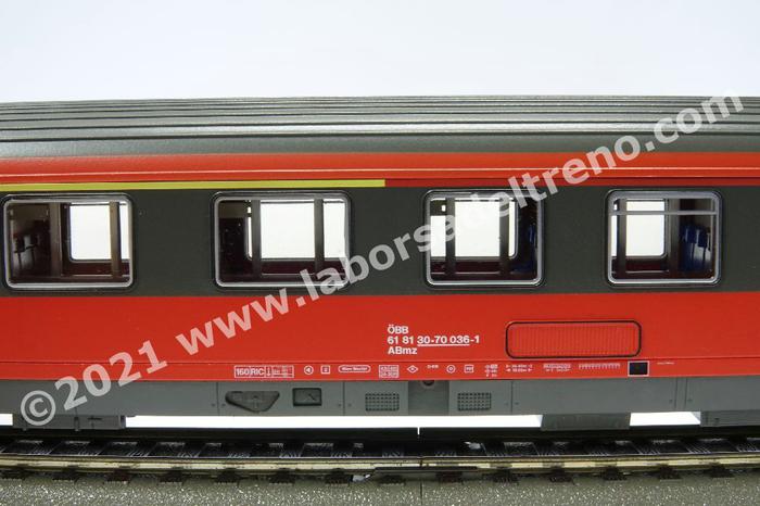 Roco - 44645 Carrozza passeggeri OBB tipo Z2 mista 1^/2^ classe, livrea ...