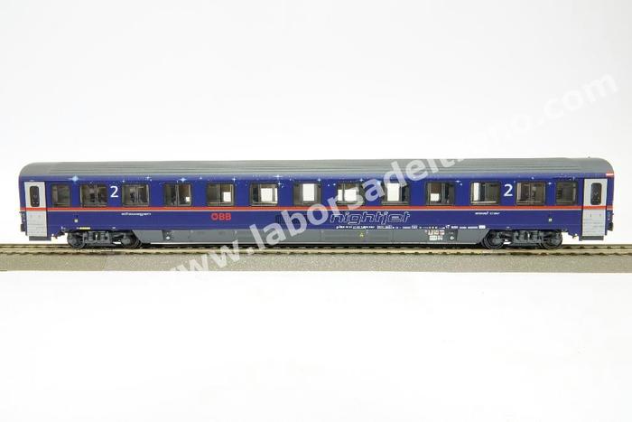 Ls models - 97026 Set 2 NightJet EN 295 München-Roma/Milano delle OBB con 1 Bmz e 1 Bcmz tipo ...
