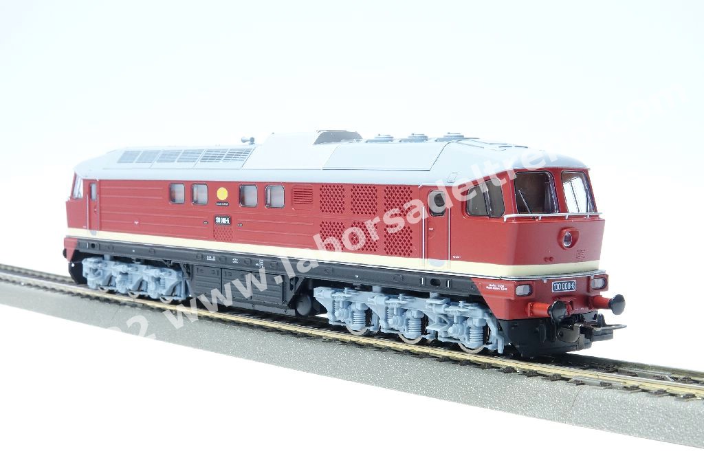 Piko - 59740 Locomotiva diesel DR Br 130, livrea bordeaux/crema, epoca IV