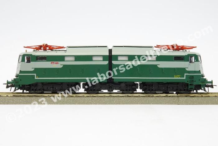 Roco - 43610DS Loco el. E 646 005 FS, livrea grigio perla/verde ...