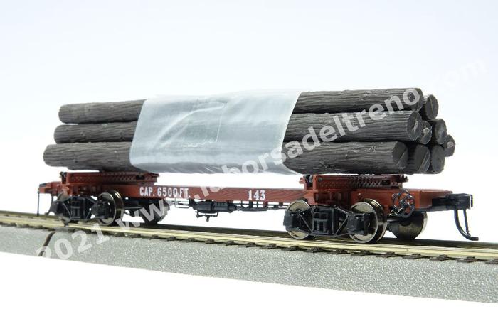 Rivarossi - HR6539 Coppia carri merci per trasporto legname della ...