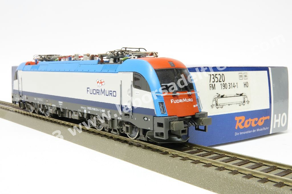 Roco - 73520 locomotiva elettrica Siemens AG gruppo ES 64 U4, E 190 314, Società Fuori Muro ...