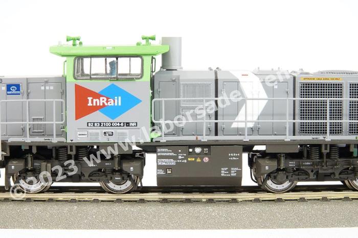 Mehano - PI90567 Locomotiva diesel InRail D100 004, livrea grigio/verde ...