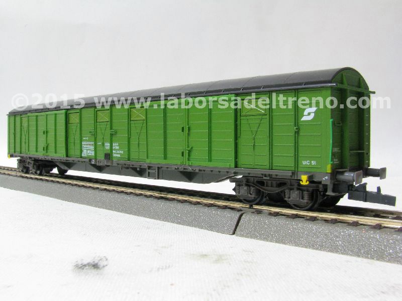 Klein modellbahn - 3453 Carro chiuso a carrelli OBB tipo Gabkqss ...