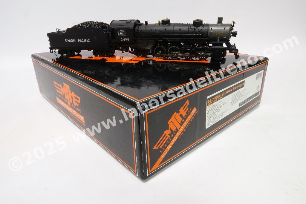 Mth - 80-3134-1 Locomtoiva a vapore della Union Pacific 2-8-2 'Light Mikado' 2498, livrea nera ...