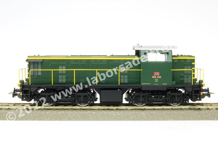 Piko - 52451 Locomotiva diesel FS D141 1005, livrea verde telaio nero e ...